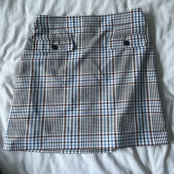 LOFT | Skirts | Loft Petite Plaid Miniskirt | Poshmark